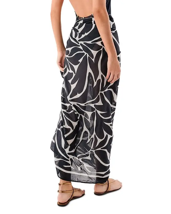 VIX PAULA HERMANNY Printed Sarong Swim Cover-up