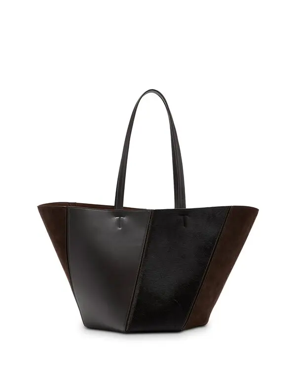 Proenza Schouler Hex Leather & Calf Hair Tote