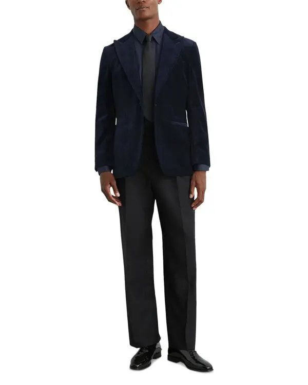 REISS Aspara Cotton Blend Classic Fit Blazer