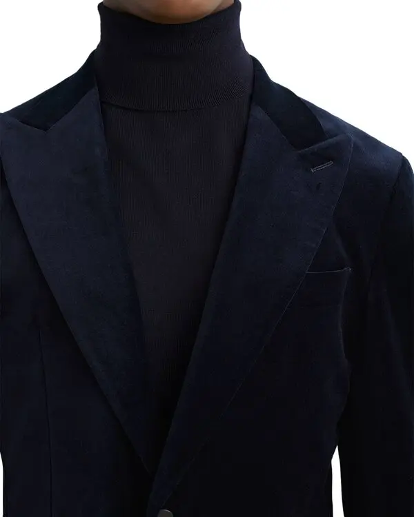 REISS Aspara Cotton Blend Classic Fit Blazer