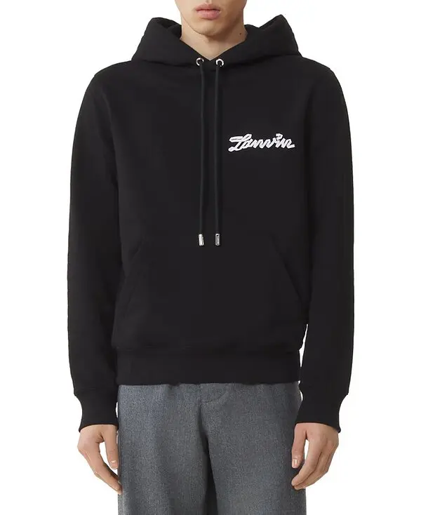 LANVIN Ribbon Cotton Hoodie