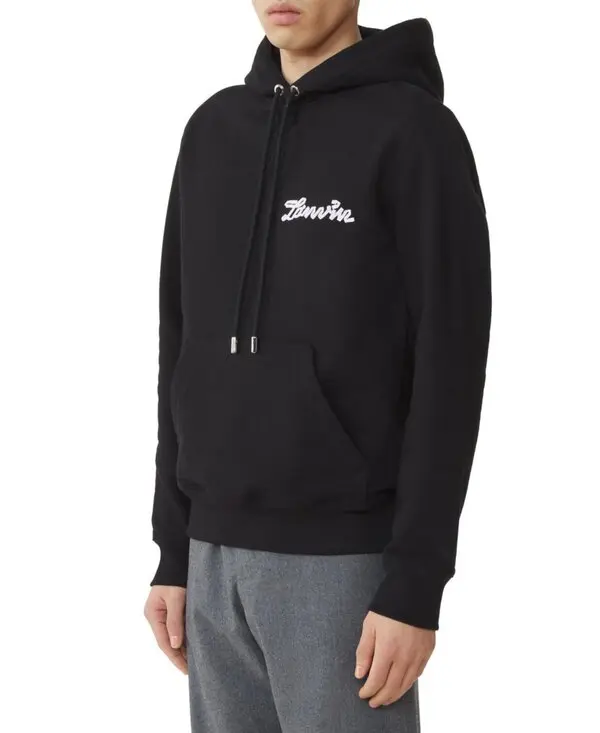 LANVIN Ribbon Cotton Hoodie