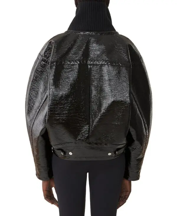 LANVIN Short Vinyl Coat