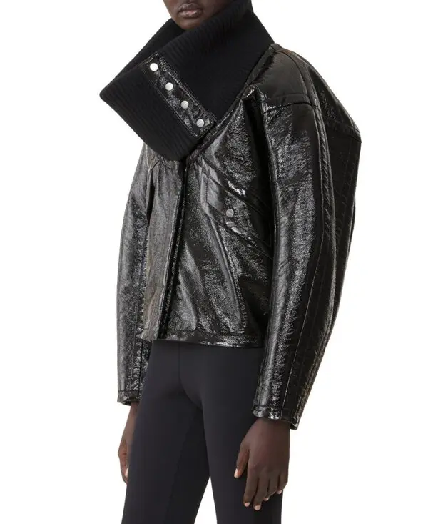 LANVIN Short Vinyl Coat