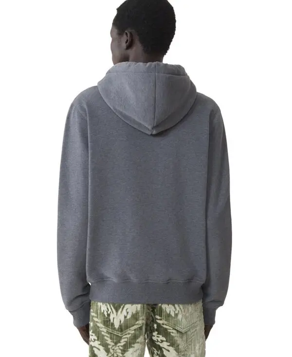 LANVIN Ribbon Zip-up Cotton And Cashmere Hoodie