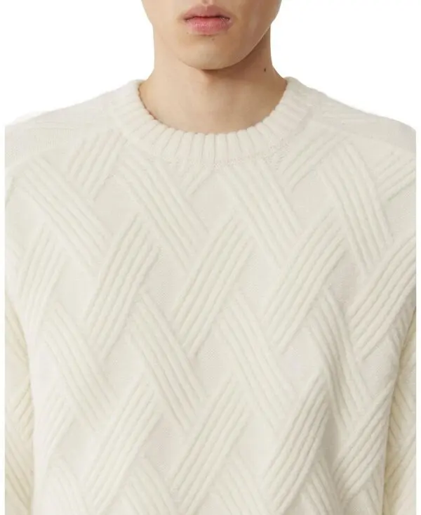 LANVIN Cable-knit Wool Sweater - Cloud