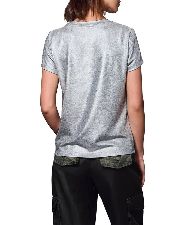 Sanctuary Shine Perfect Metallic Relaxed Fit Tee