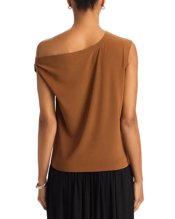 Norma Kamali Asymmetric Drop Shoulder Top