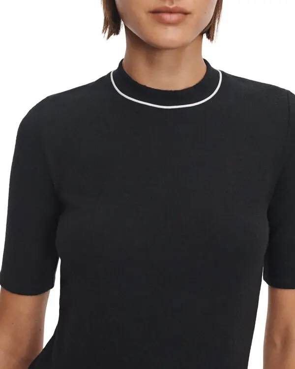 Rag & Bone The Knit Contrast Trim Tee