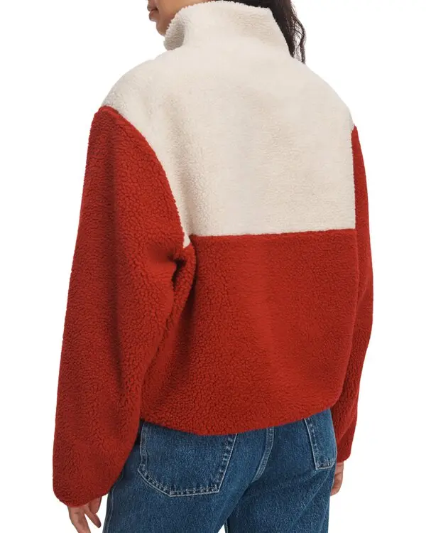 Rag & Bone Charly Colorblocked Half Zip Pullover