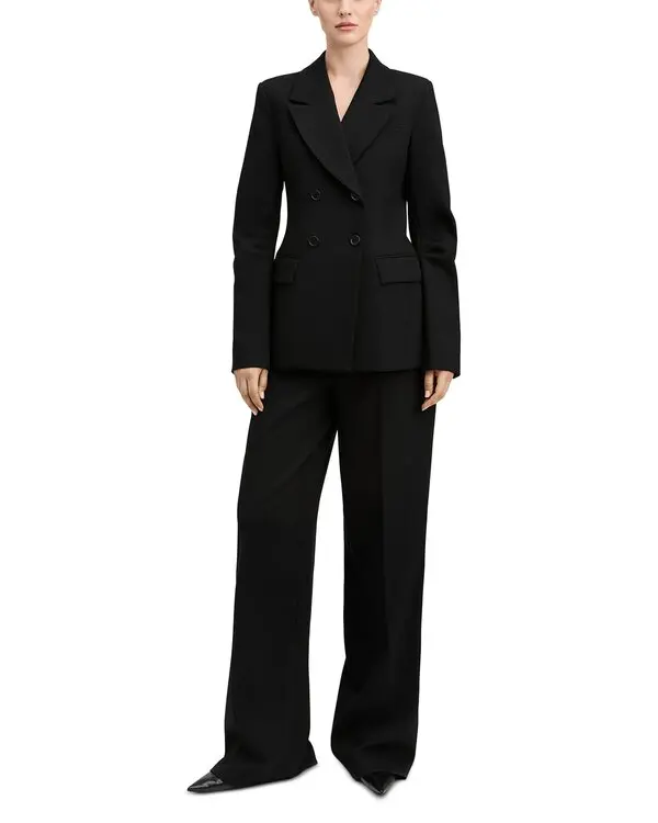 Derek Lam 10 Crosby Sharon Stretch Twill Double Breasted Blazer