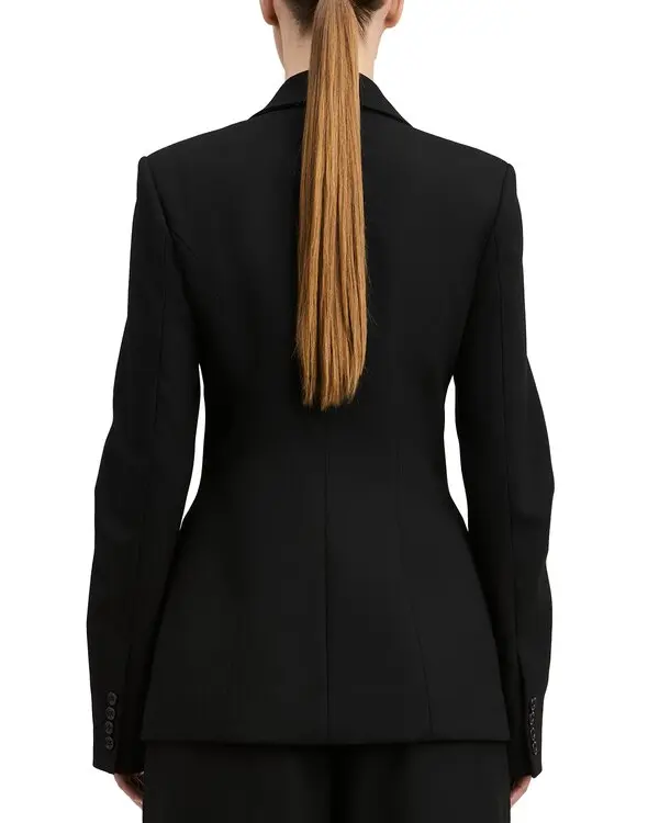 Derek Lam 10 Crosby Sharon Stretch Twill Double Breasted Blazer