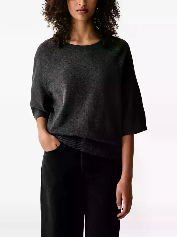 Marc O'polo Short-sleeve Round-neck Knitted T-shirt