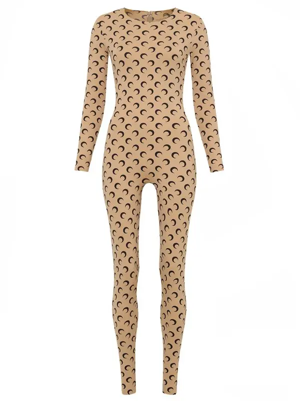 MARINE SERRE Tuta "moon - Beige