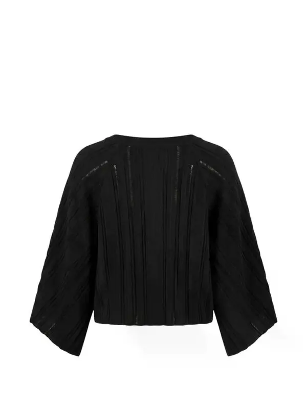 Malo Ribbed-knit V-neck Sweater