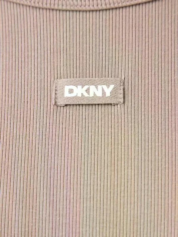 Dkny Ribbed Long-sleeve T-shirt