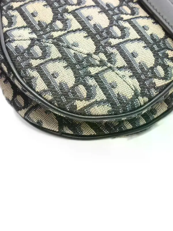 Dior 2010s Mini Saddle Oblique Shoulder Bag