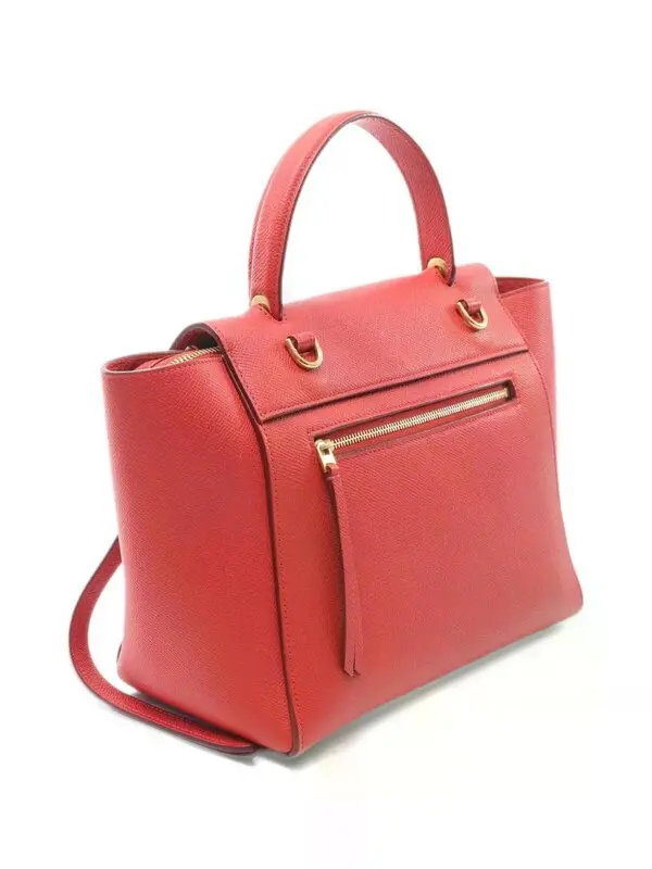 Celine 2010s Mini Belt Leather Tote Bag