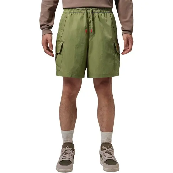 JORDAN Brooklyn Woven Cargo Shorts 'green Red