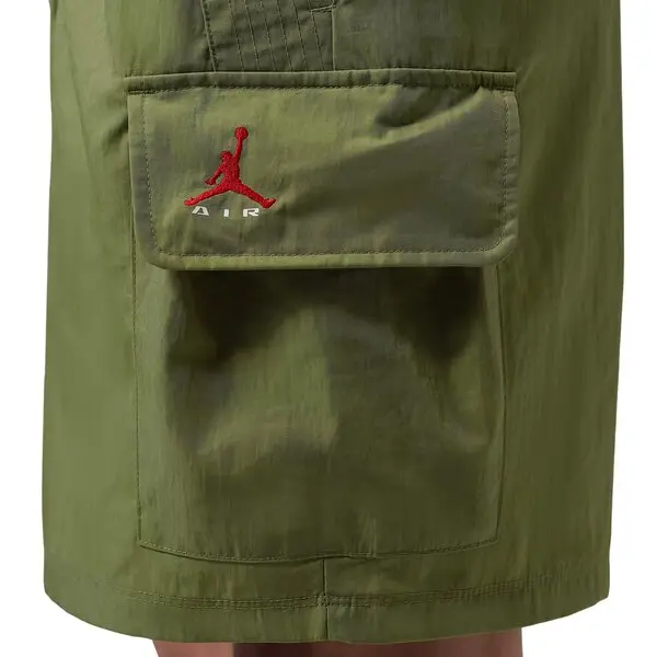 JORDAN Brooklyn Woven Cargo Shorts 'green Red