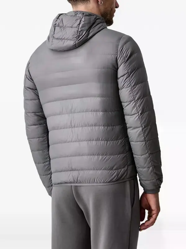 EA7 Quilted Hooded Jacket