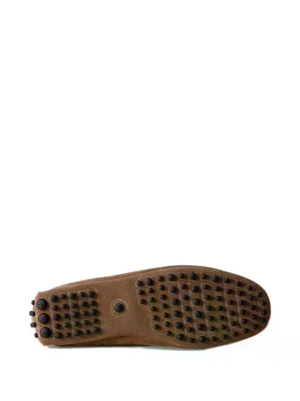 Car Shoe Hand-stitched Suede Loafers