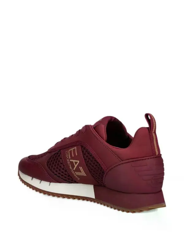 EA7 Mesh-panel Logo-print Sneakers