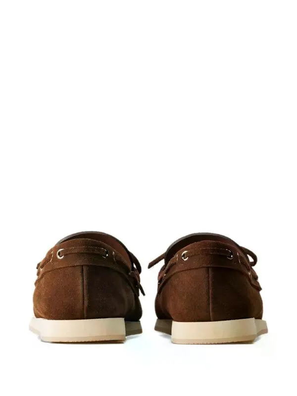 Car Shoe Beaver-effect Leather Boat Shoes