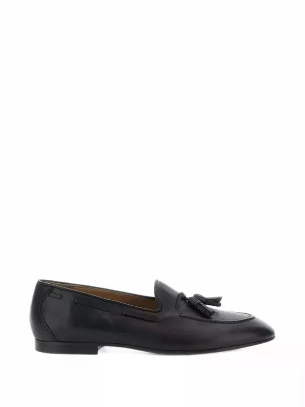 Emporio Armani Tassel Leather Loafers