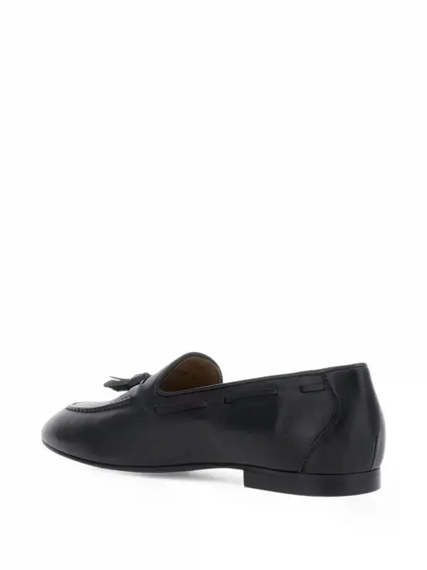 Emporio Armani Tassel Leather Loafers