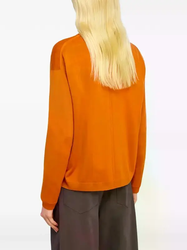SEMICOUTURE Haley Fine-knit Drop-shoulder Sweater