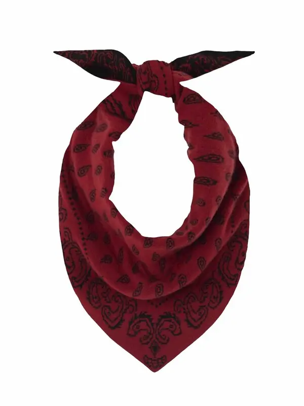 Guest In Residence Fig And Camel The Wild Rag Reversible Bandana - Multicolor