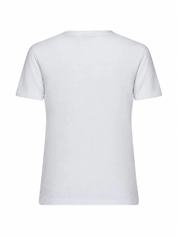Etro White Cotton Jersey Printed T-shirt