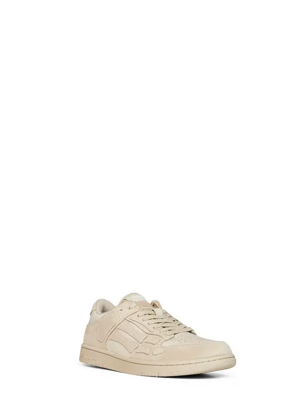 Amiri Alabaster Suede Skel Top Low Sneakers