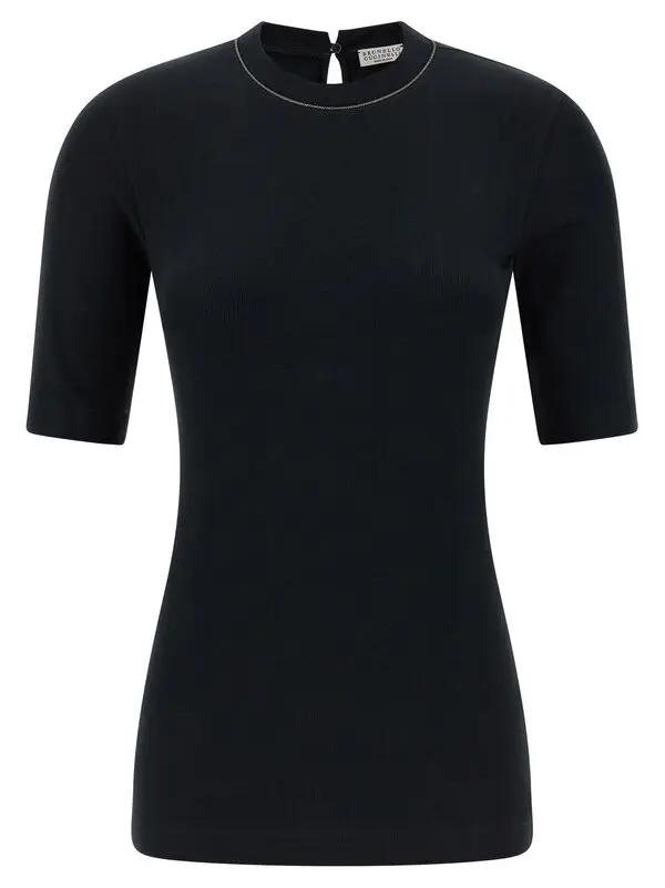 Brunello Cucinelli Monile' T-shirt - Black