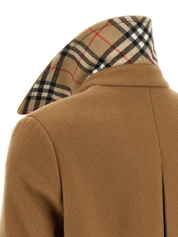 Burberry Beige 'gosford' Coat - Cream
