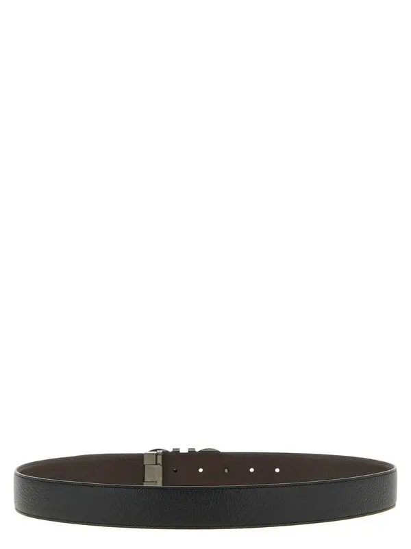 FERRAGAMO Doppio Gancini' Reversible Belt