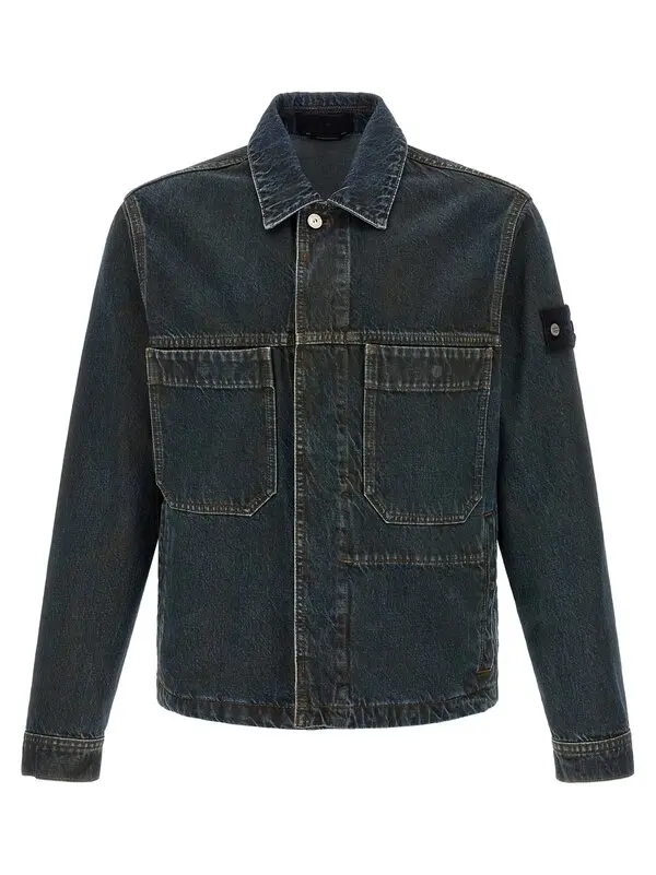 Stone Island 4100006' Denim Capsule Jacket