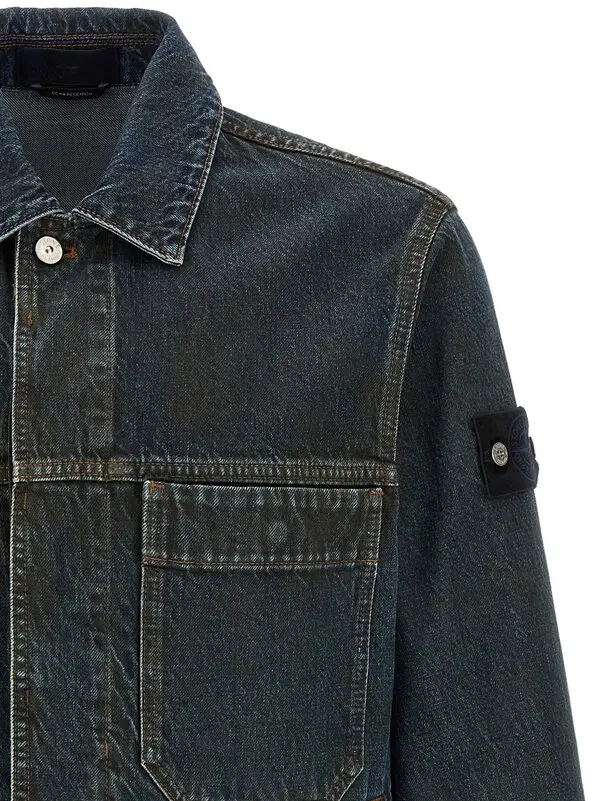 Stone Island 4100006' Denim Capsule Jacket