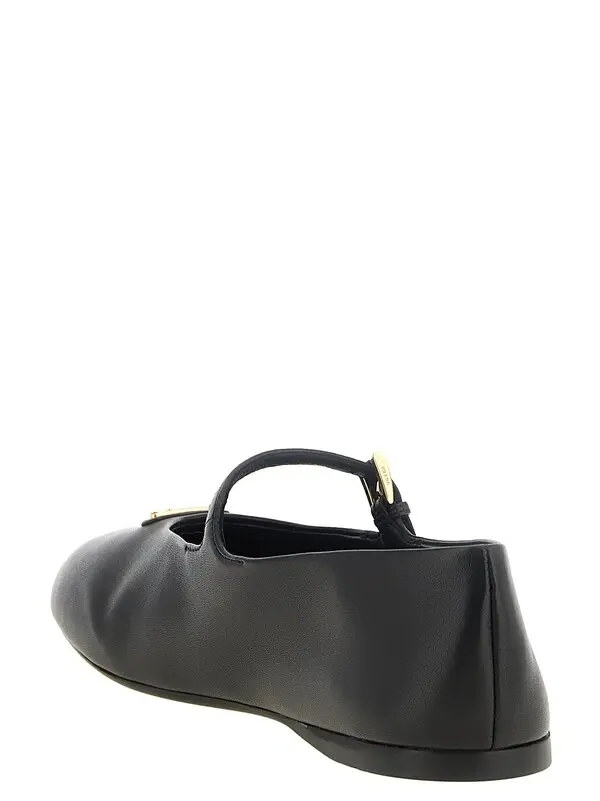 Prada Nappa Ballet Flats