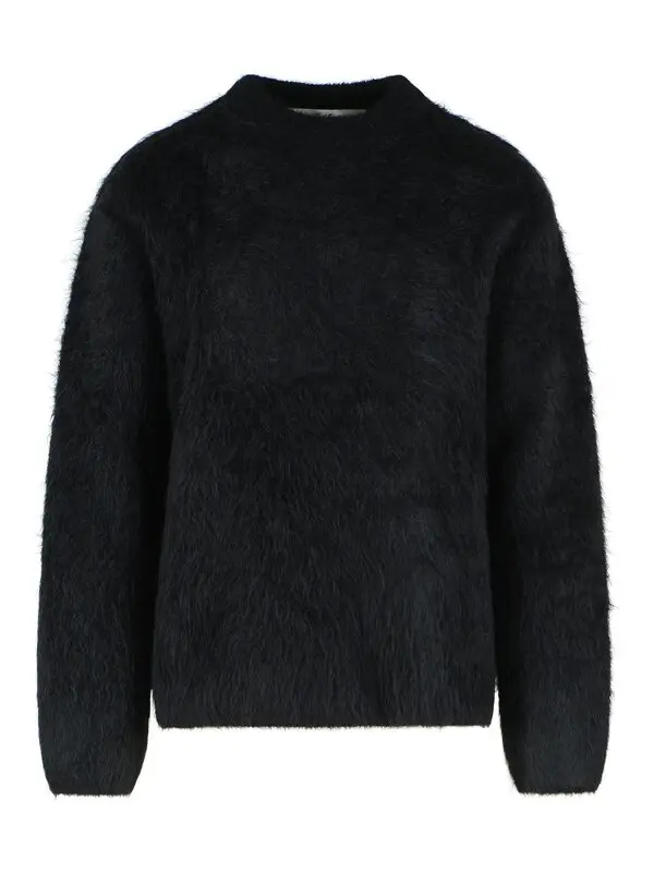 Séfr Haru' Alpaca Blend Sweater - Black