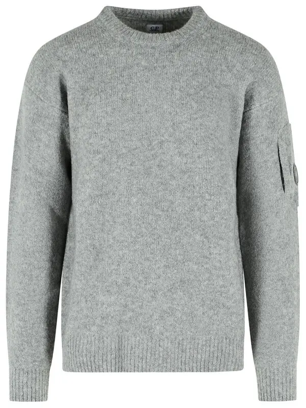 C.P. COMPANY Grey Wool Blend Sweater