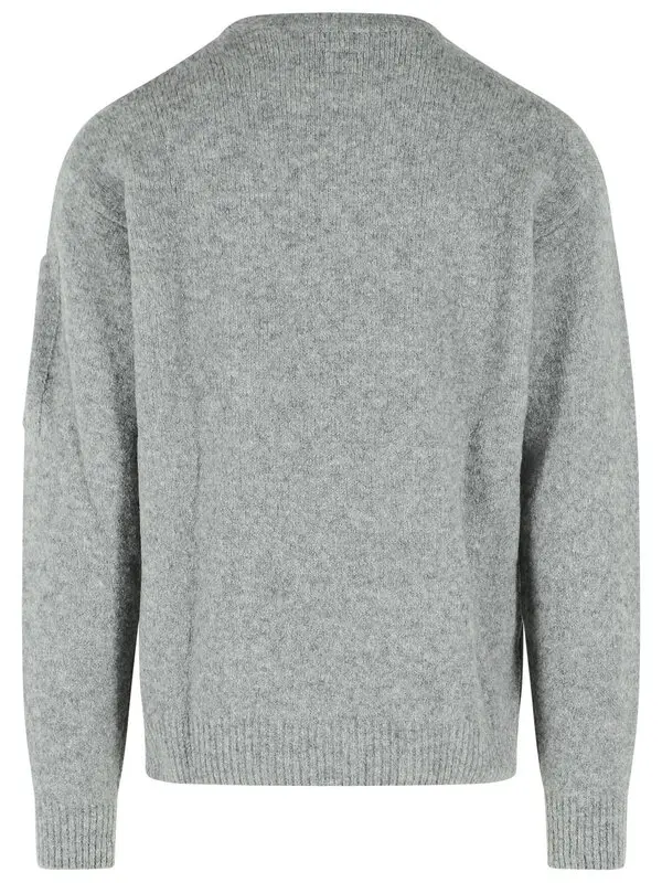 C.P. COMPANY Grey Wool Blend Sweater