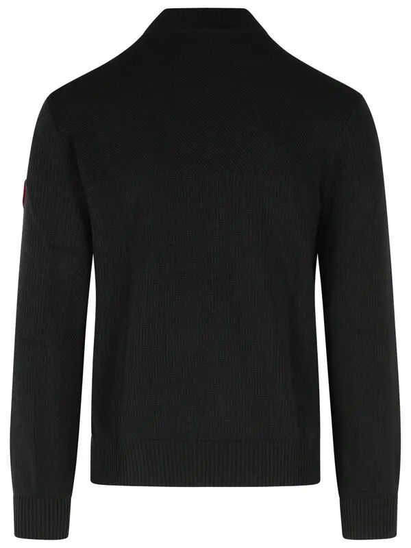 Canada Goose Hybridge' Padded Cardigan In Wool Blend