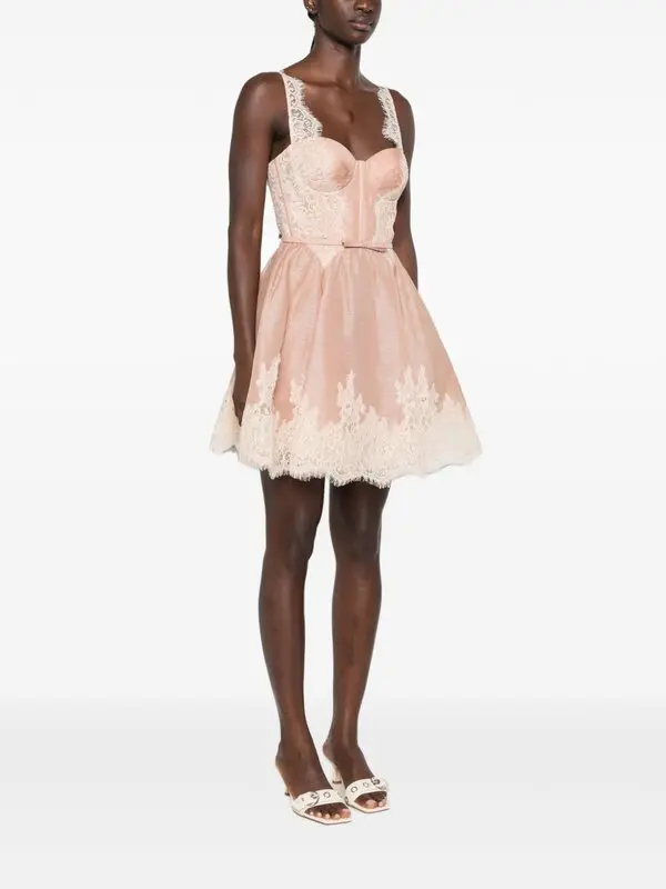 Zimmermann Valiant Linen And Silk Mini Dress