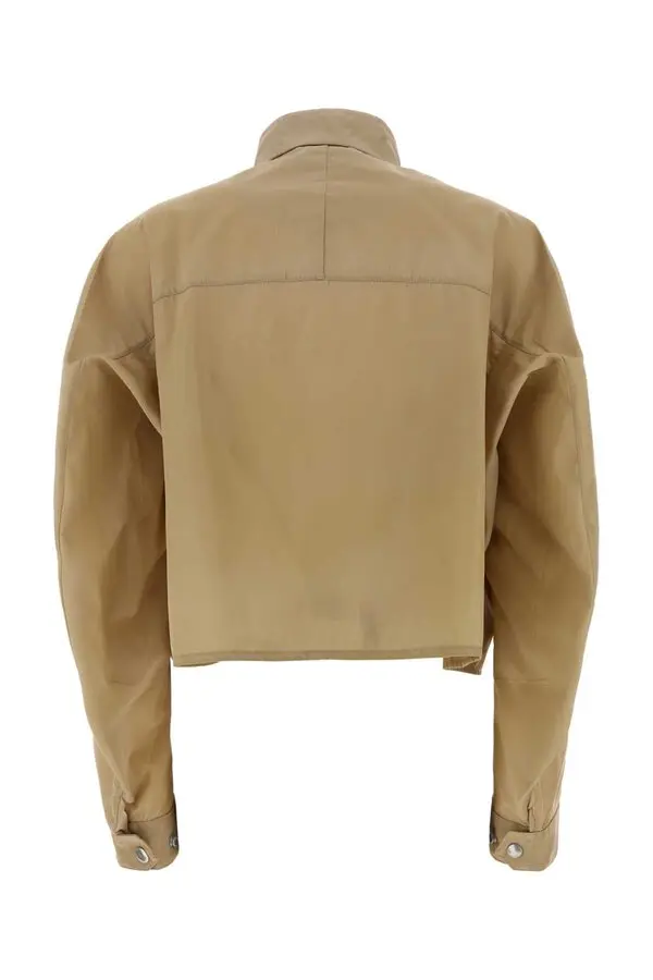 Prada Beige Re-nylon Jacket - Brown