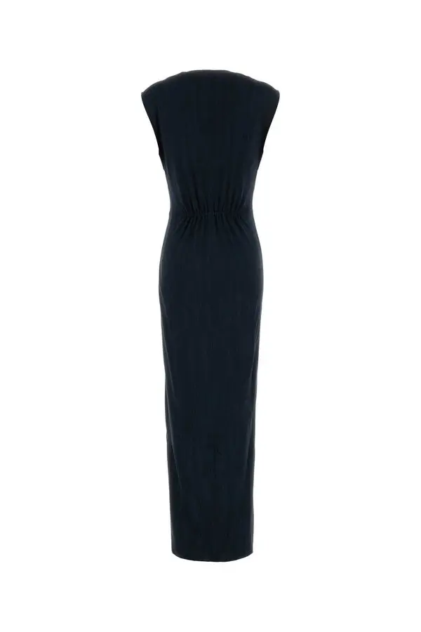 Giorgio Armani Navy Knit Dress