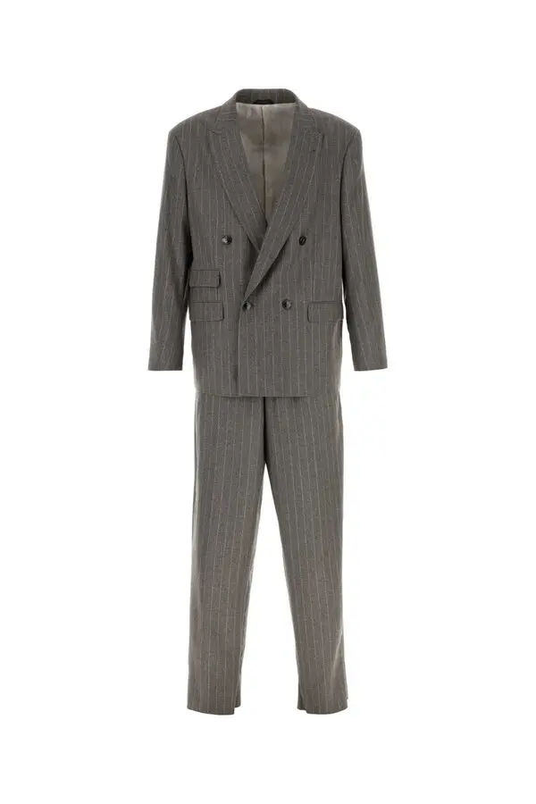 Giorgio Armani Embroidered Wool Suit