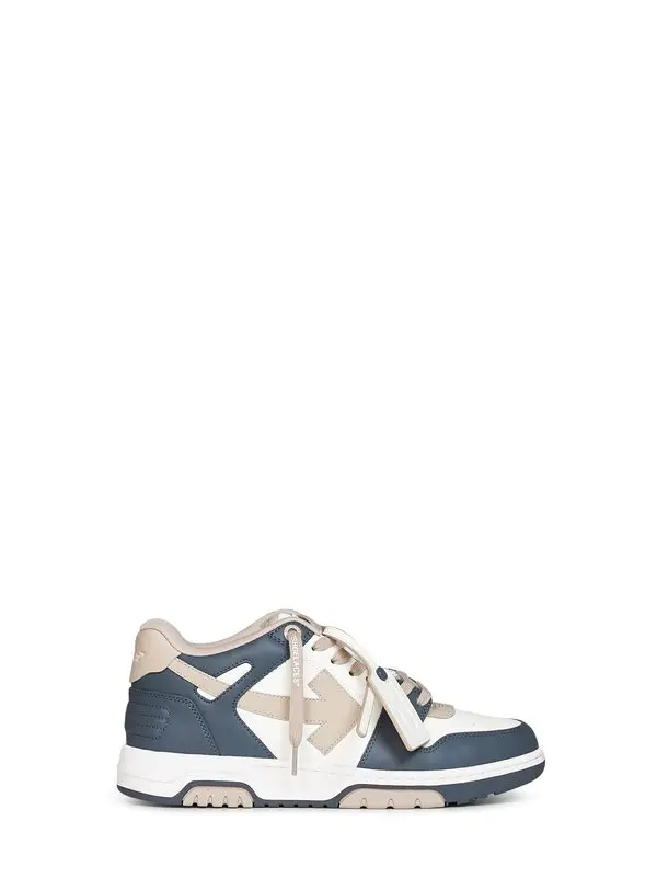 Off-White Green And Beige Out Of Office Sneakers - Multicolor