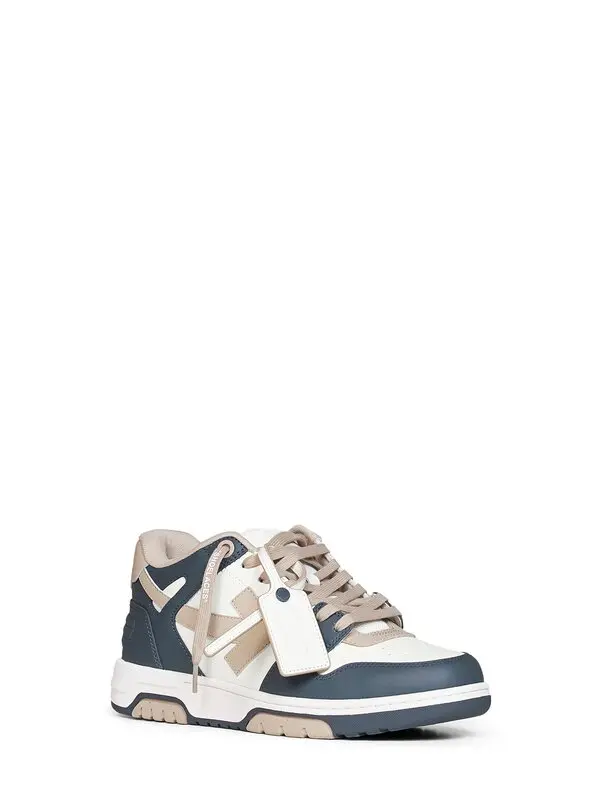Off-White Green And Beige Out Of Office Sneakers - Multicolor